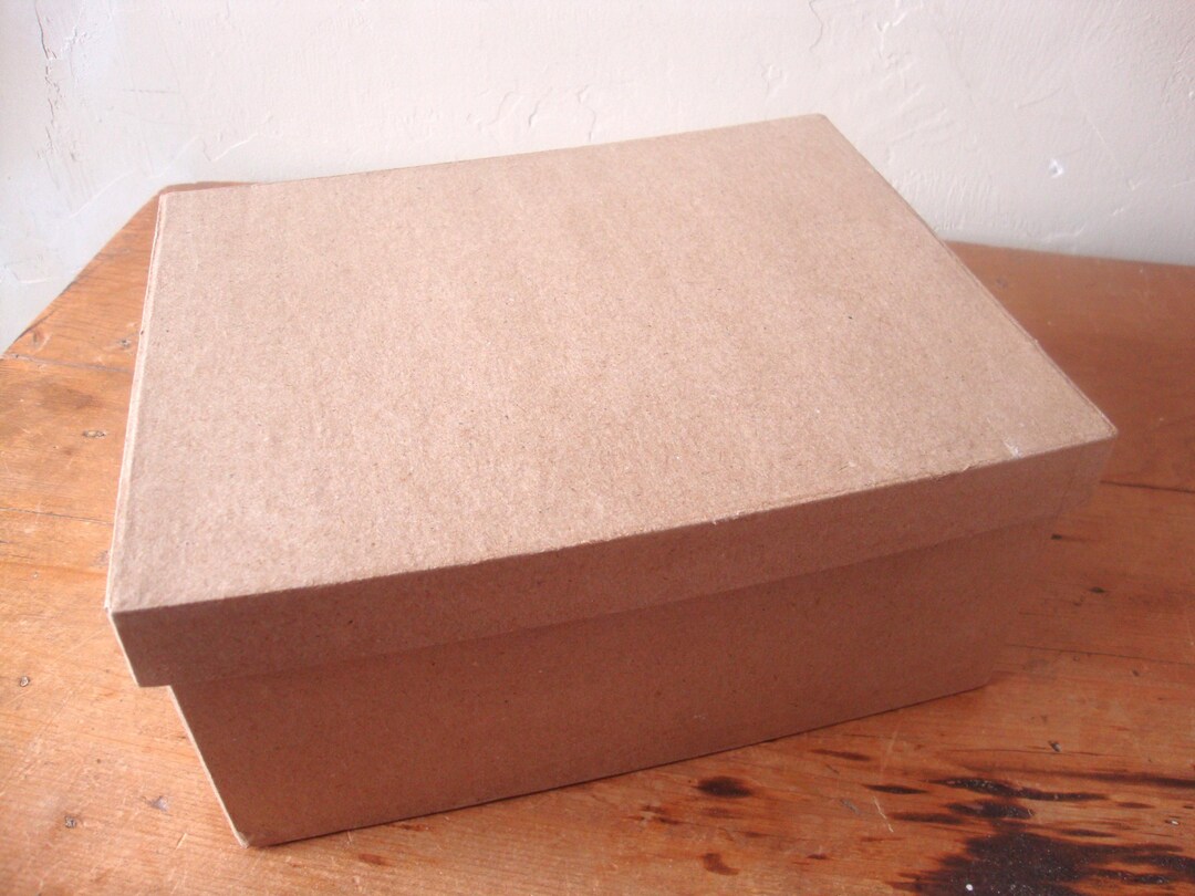 Large Paper Mache Boxes, Gift Wrap, Containers, Ready to Decorate ...