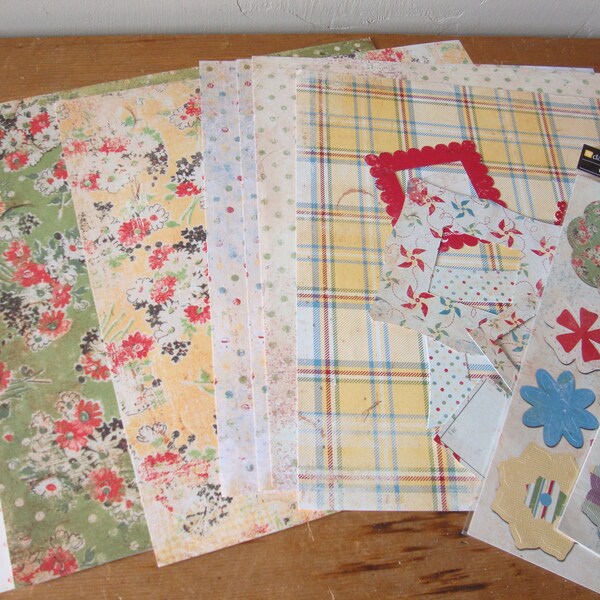 Vintage Floral Paper - Etsy