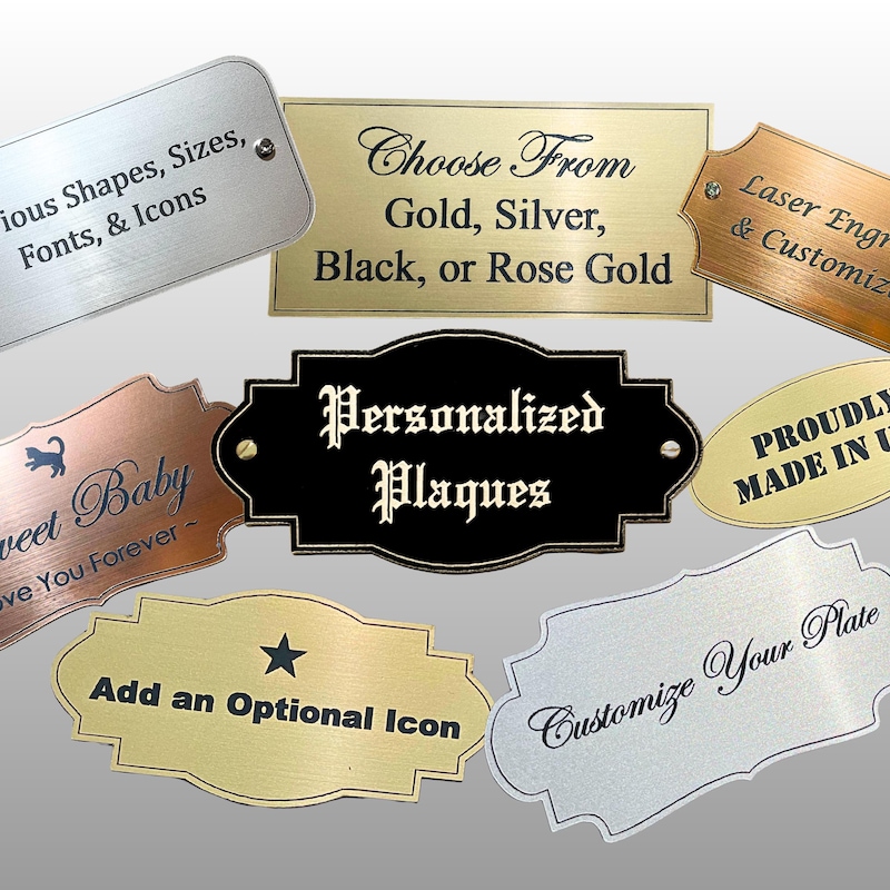 Plaques for Cremation Box - Etsy
