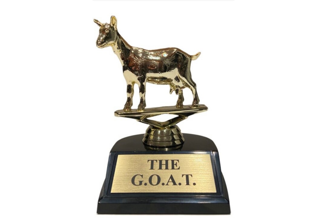 The Goat Trophy | G.O.A.T Greatest of All Time Trophy | Funny ...