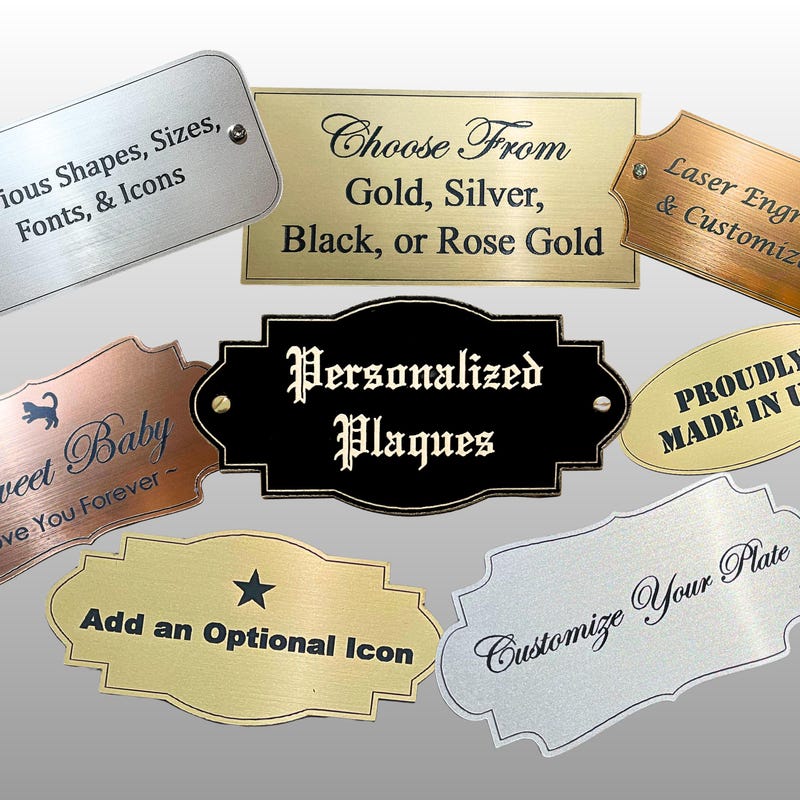 Brass Label Screws - Etsy