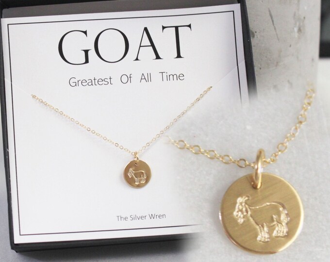 Tiny Goat Pendant / Necklace - Etsy Canada