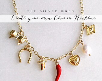 Charm Necklaces - Etsy