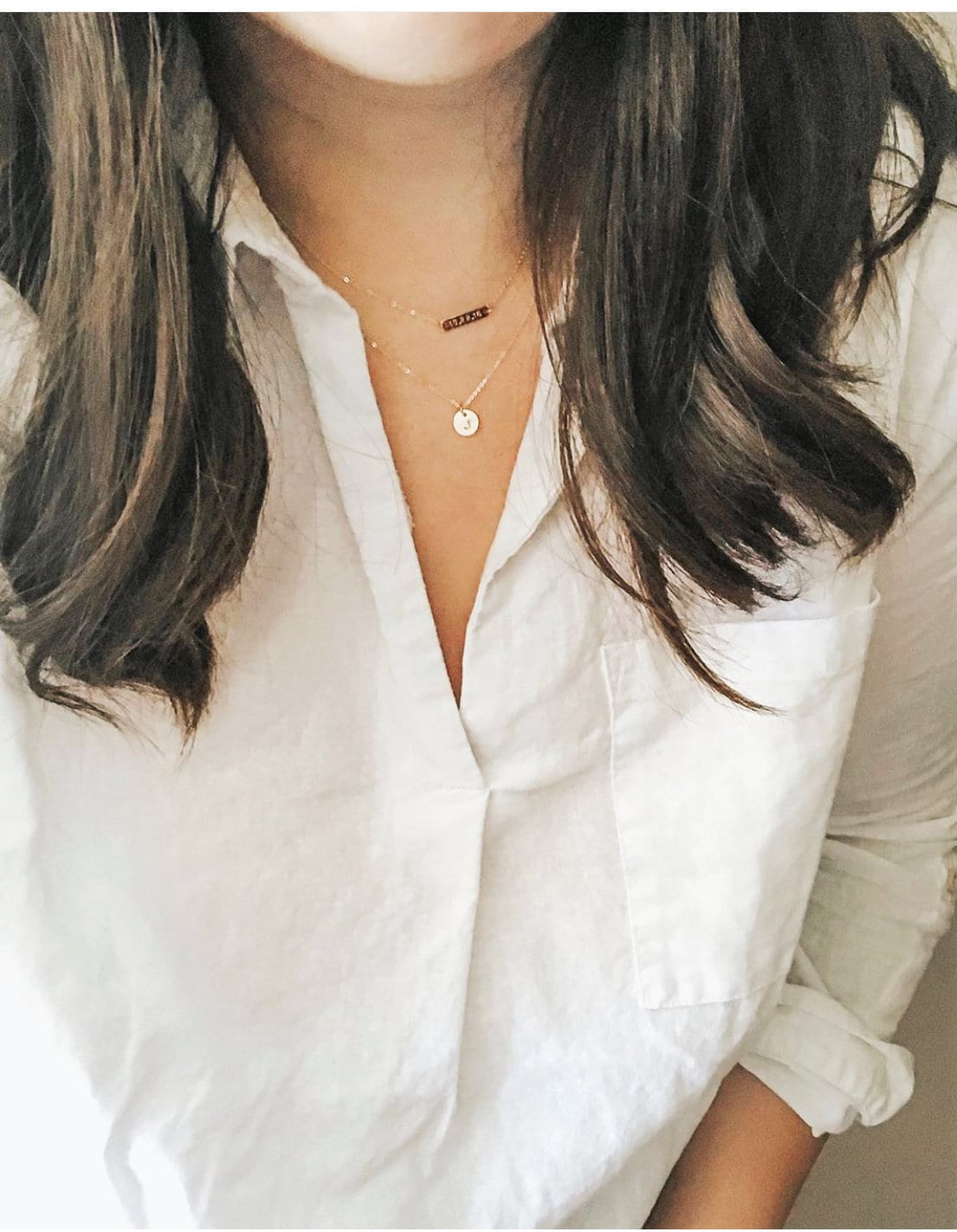 Delicate Gold Necklace Initial Necklace Personalized - Etsy