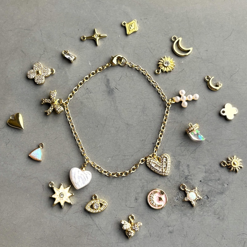 Charm Bracelet - Etsy