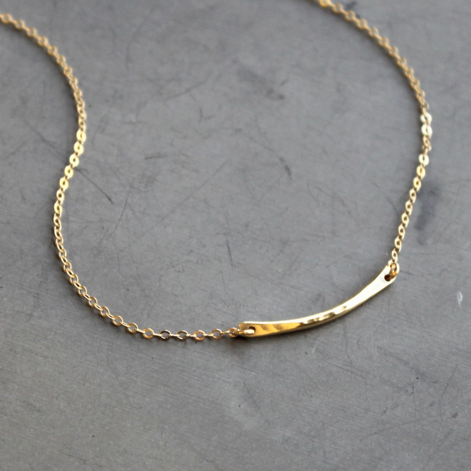Dainty Necklace Jewelry Gift Simple Necklace Silver Gold - Etsy