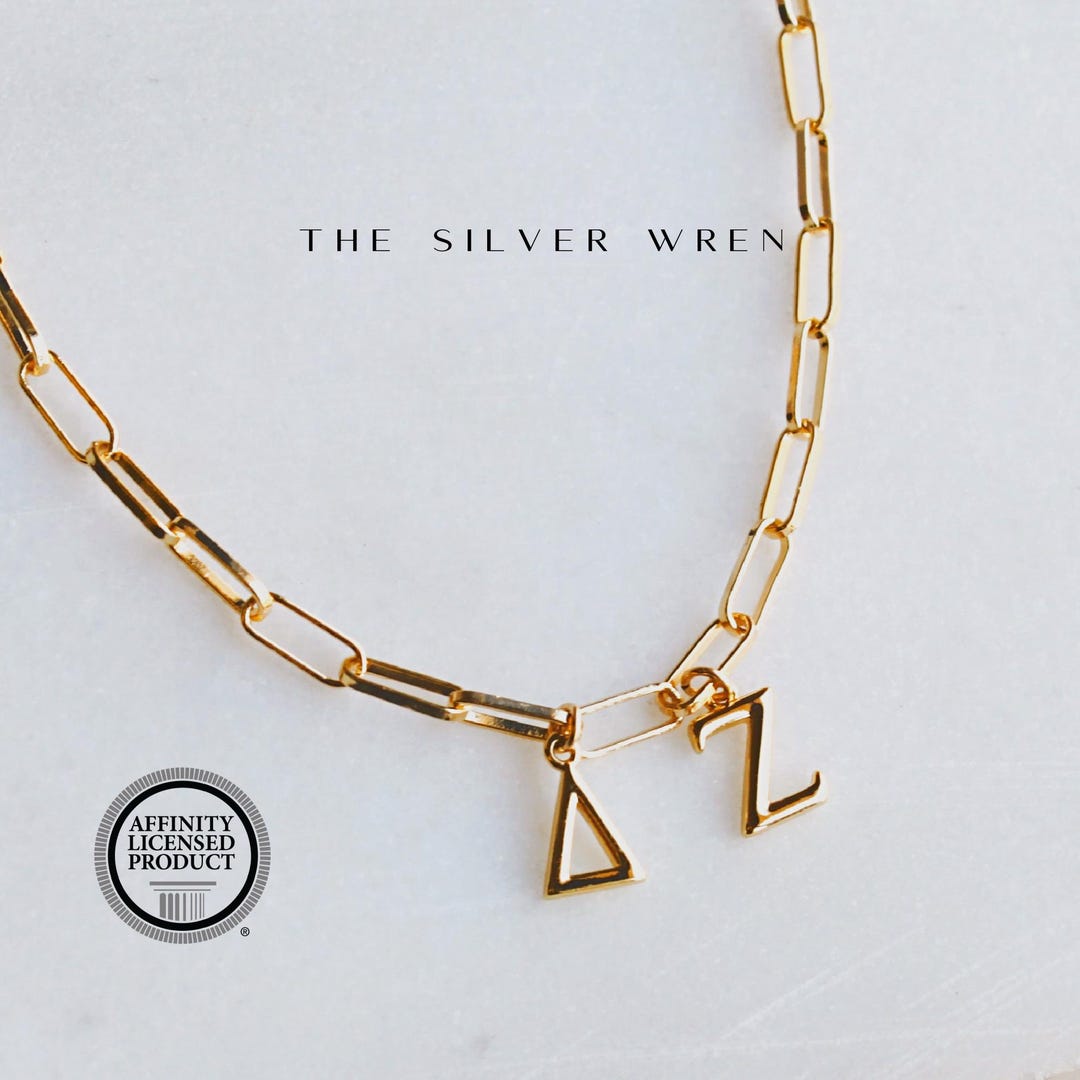 Delta Zeta Necklace, Delta Zeta Merch, Delta Zeta Jewelry, DZ Big ...