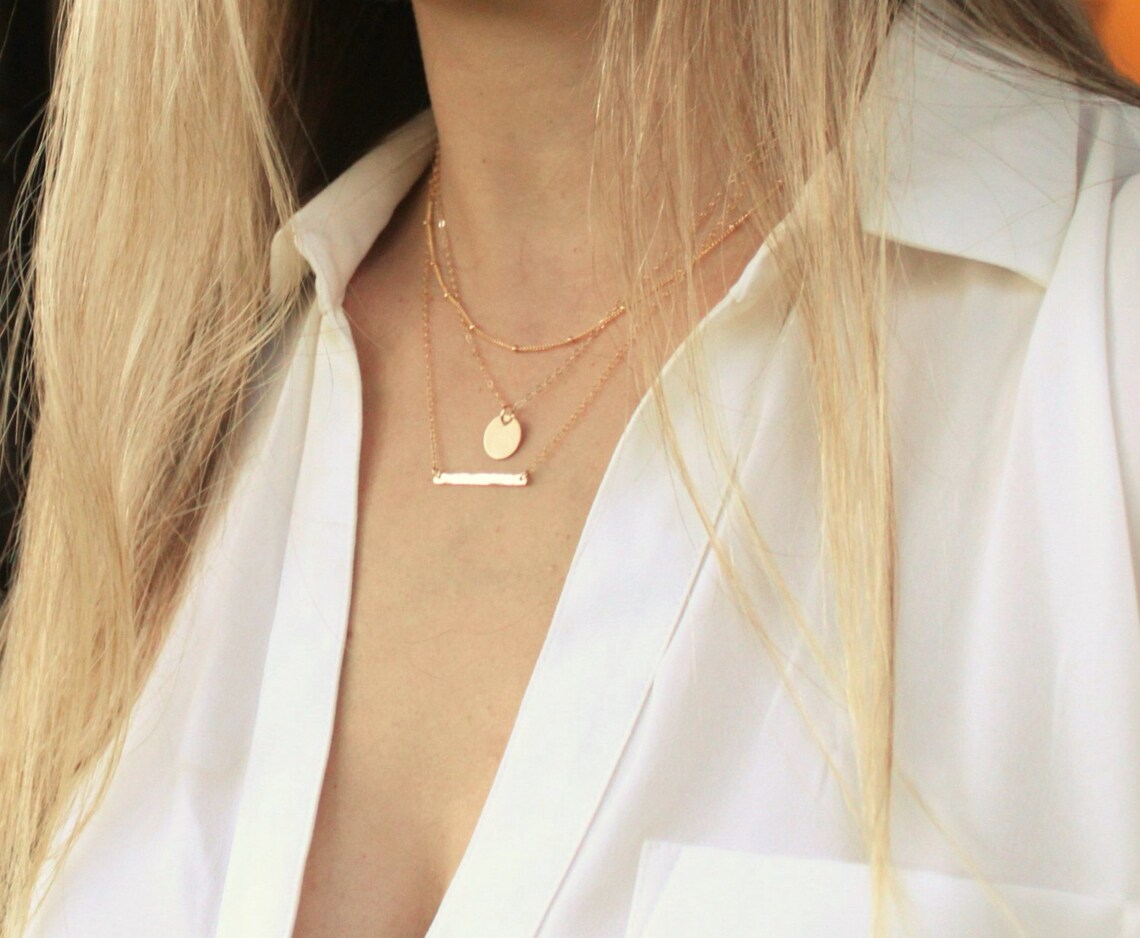 Layered Necklace Set of 3 Dainty Jewelry Set of Layering - Etsy