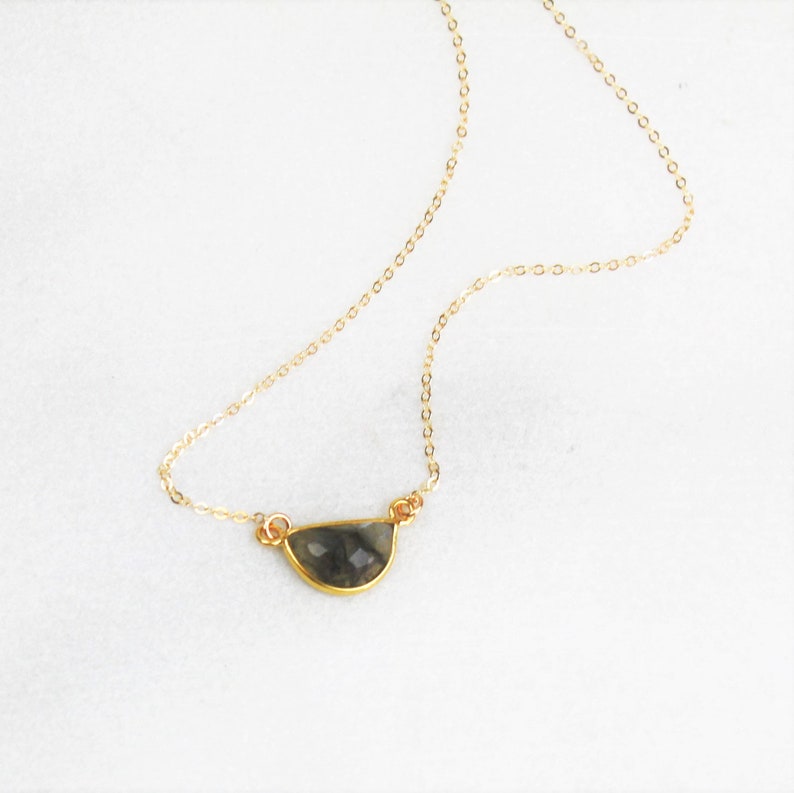 Tiny Gemstone Necklace, Necklaces for Women, Unique Gift, Dainty ...