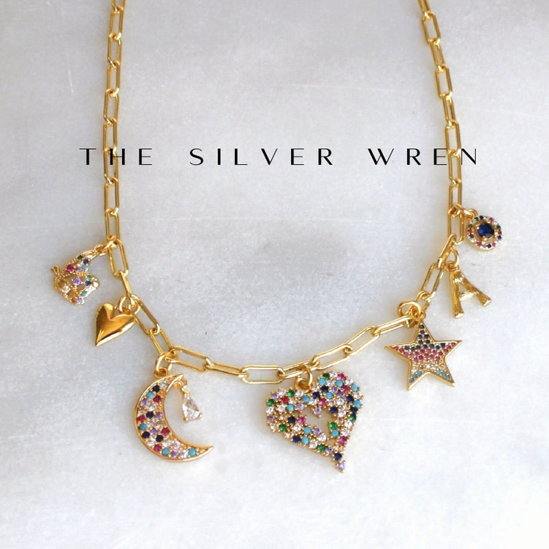 Charm Necklace - Etsy