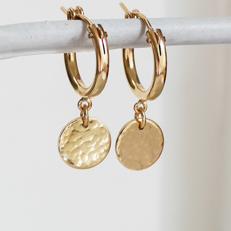 Dangle Coin Earrings - Etsy