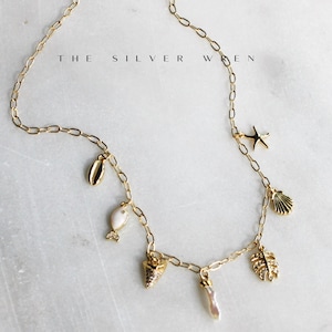 Dainty Multi Charm Necklace, Custom Multi Charm Necklace, Jewelry ...