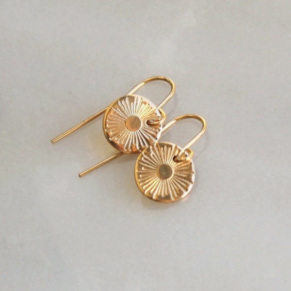 Simple Gold Earrings - Etsy