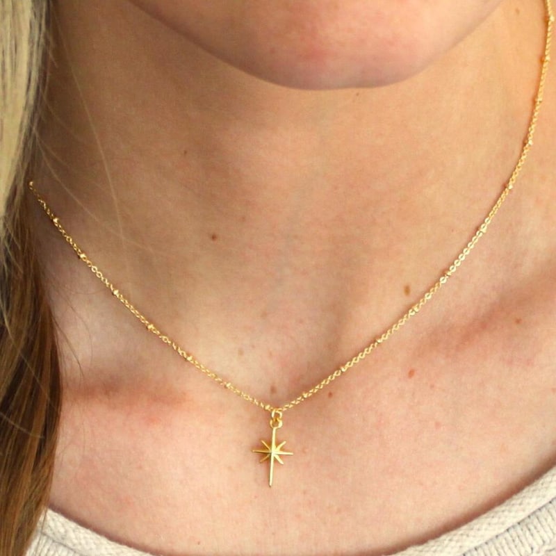 Dainty Gold Necklace - Etsy