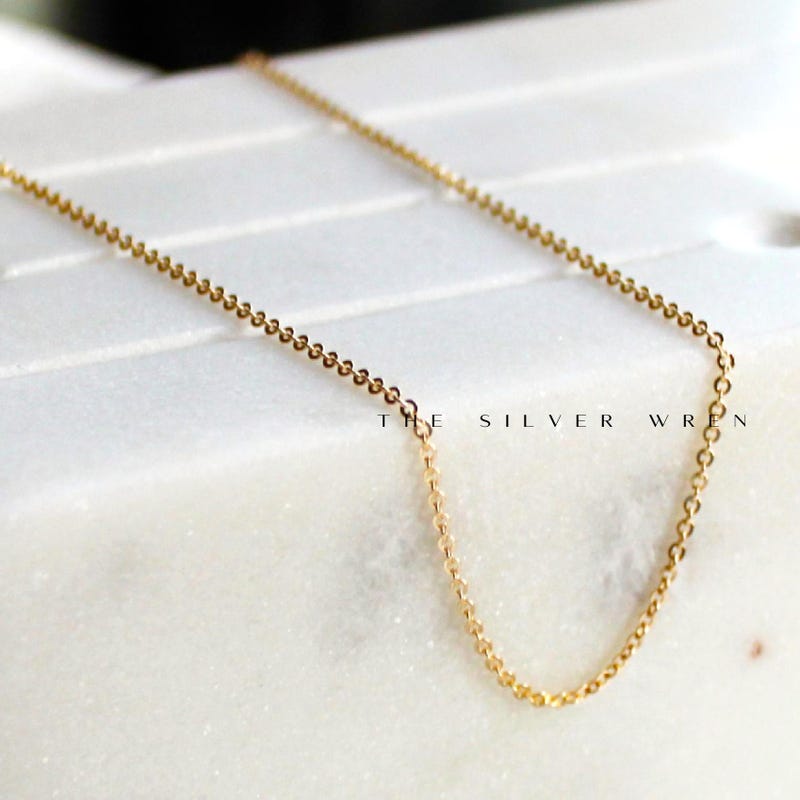Thin Gold Chain - Etsy