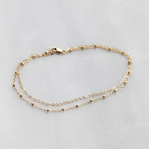 Anklet for Women, Anklet Bracelet, Gold Anklet, Simple Chain Anklet ...