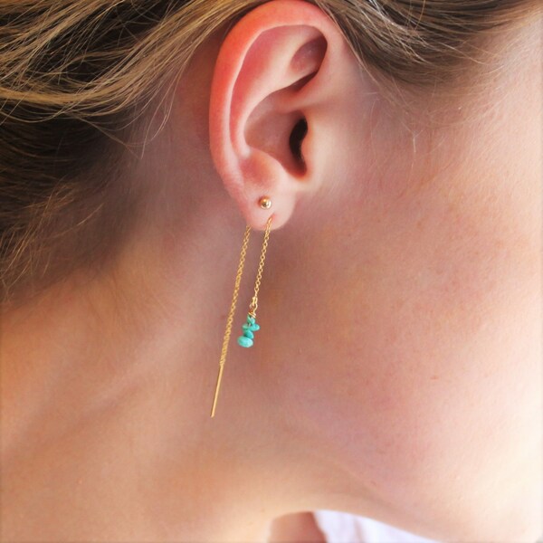 Thread Earrings - Etsy