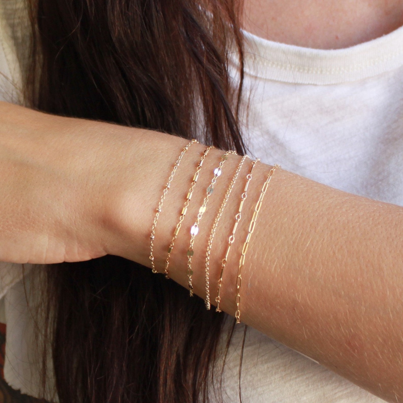 Bracelets for Women Chain Bracelet Gifts for Women Silver or - Etsy