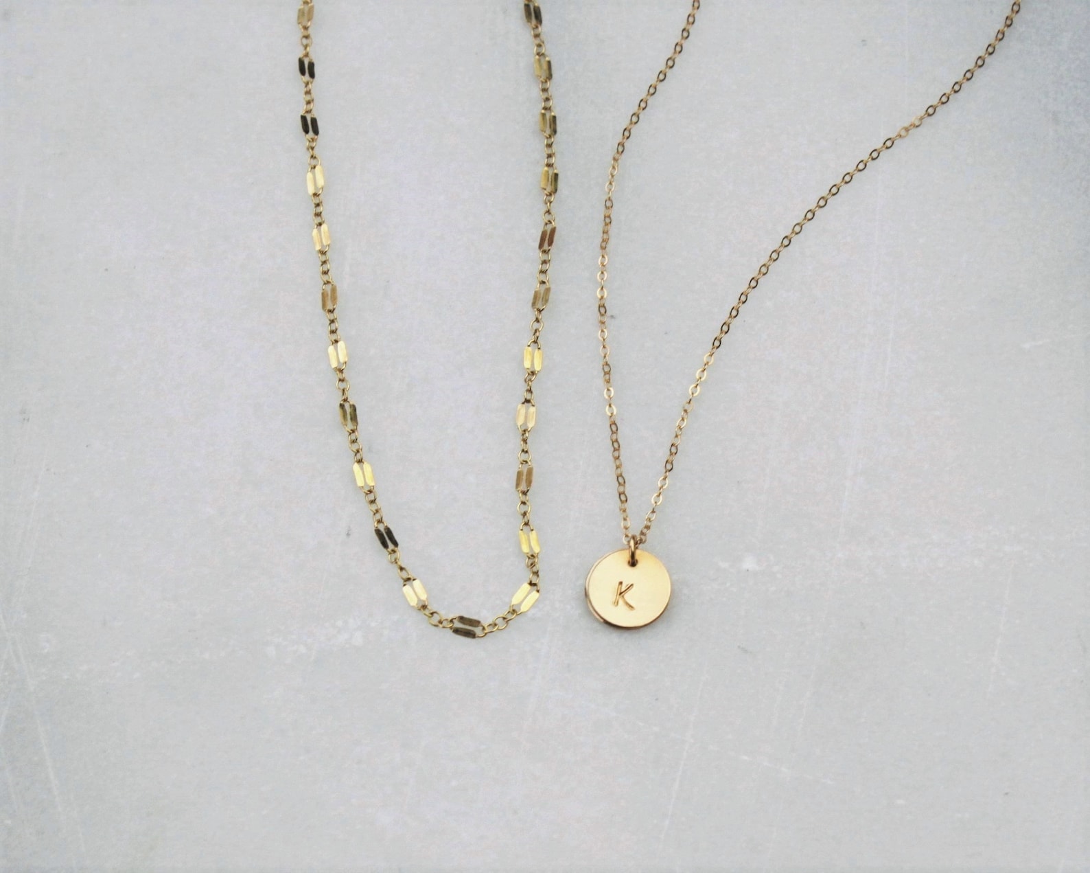 Personalized Necklace Initial Necklace Set, Layered Necklace, Necklaces ...