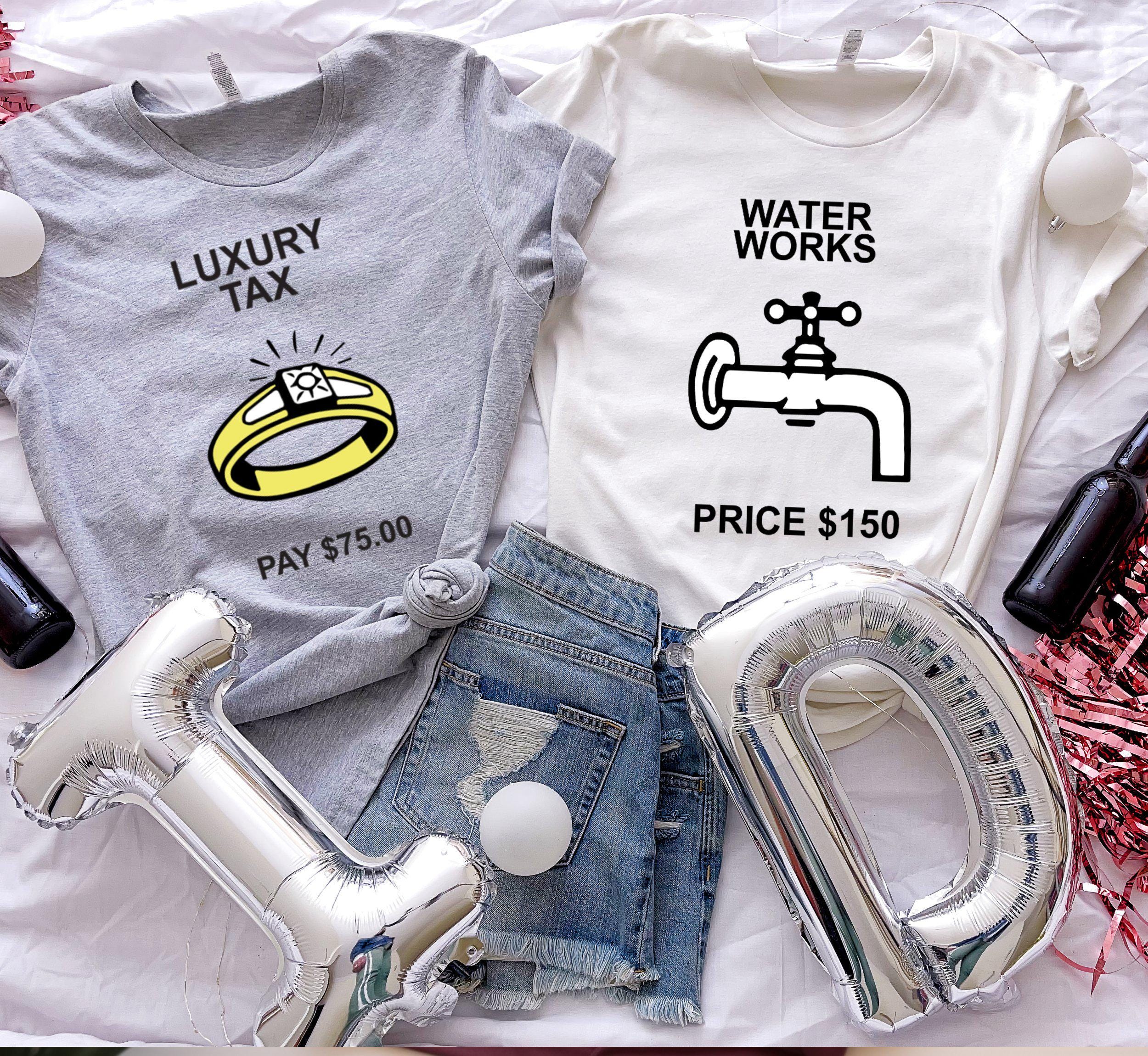 Monopoly Game Halloween Costume Shirts, Monopoly Game Cards Cosplay ...