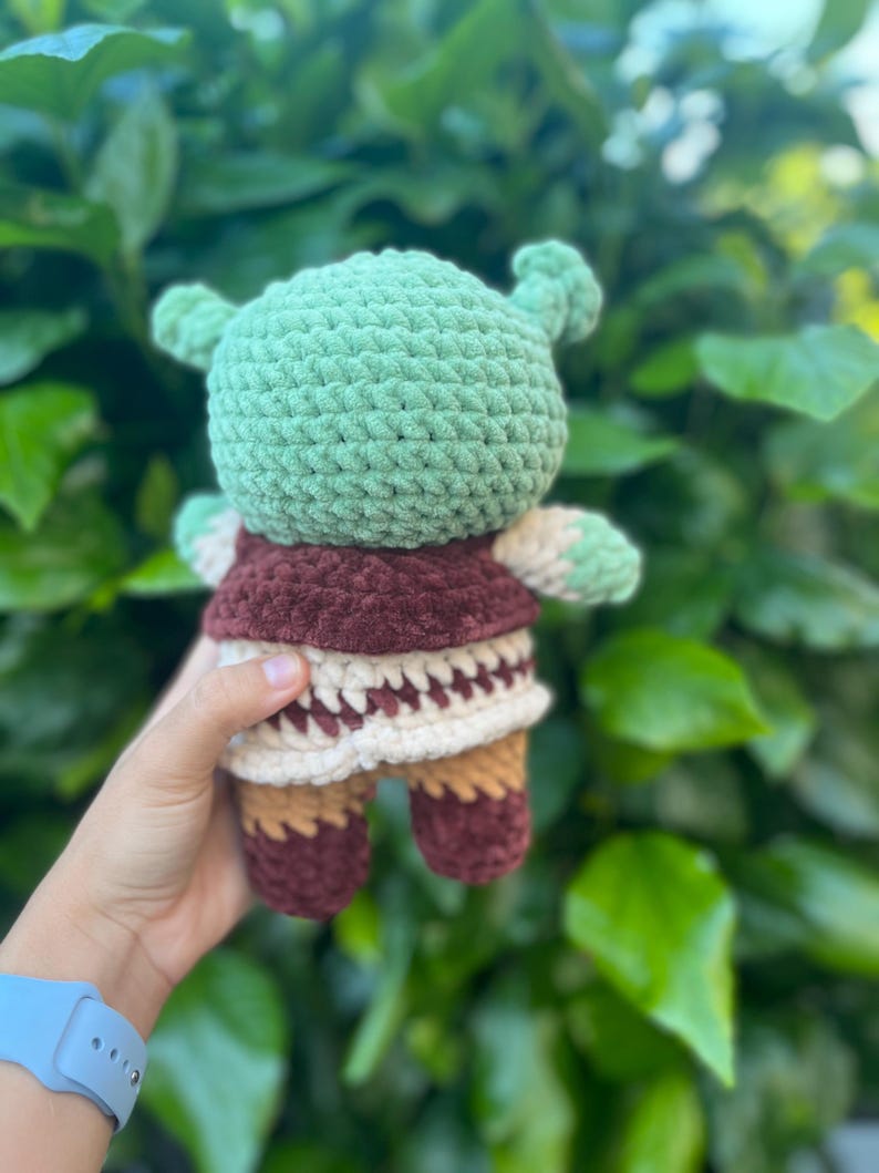 Custom Crochet Shrek Plushie, Shrek Merch, Ogre Merch, Cute Shrek Merch ...