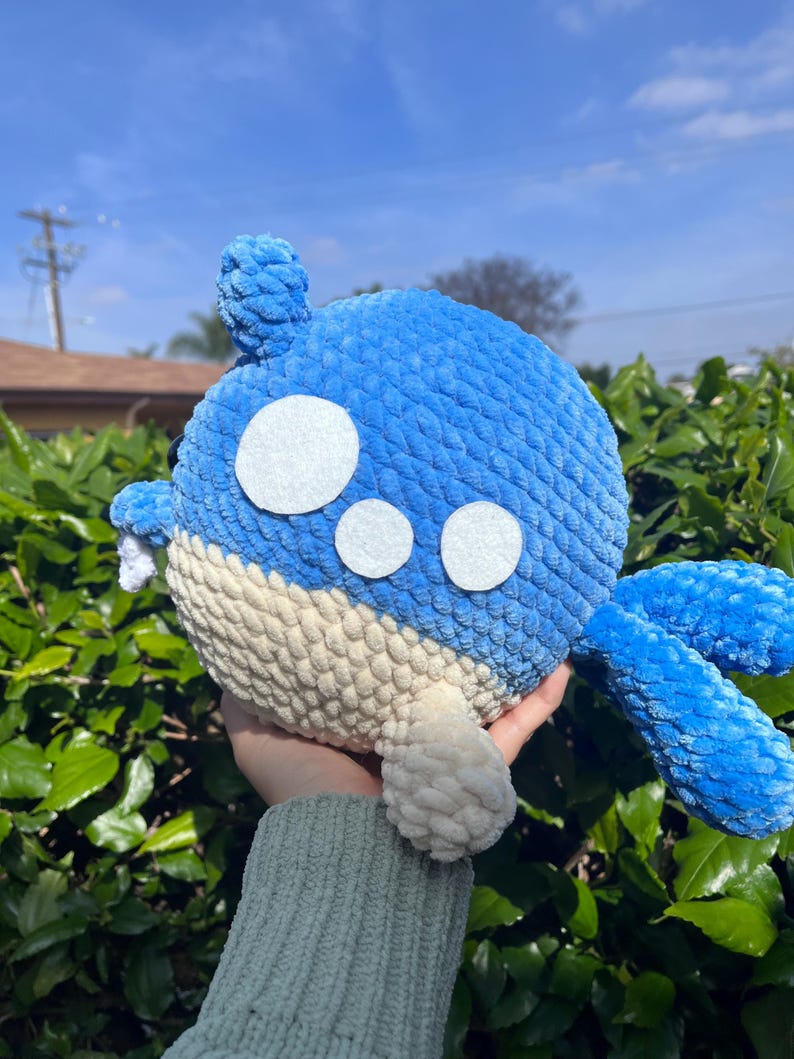 Custom Crochet Spheal Plushie, Crochet Plushie, Gift for Anime Lovers ...