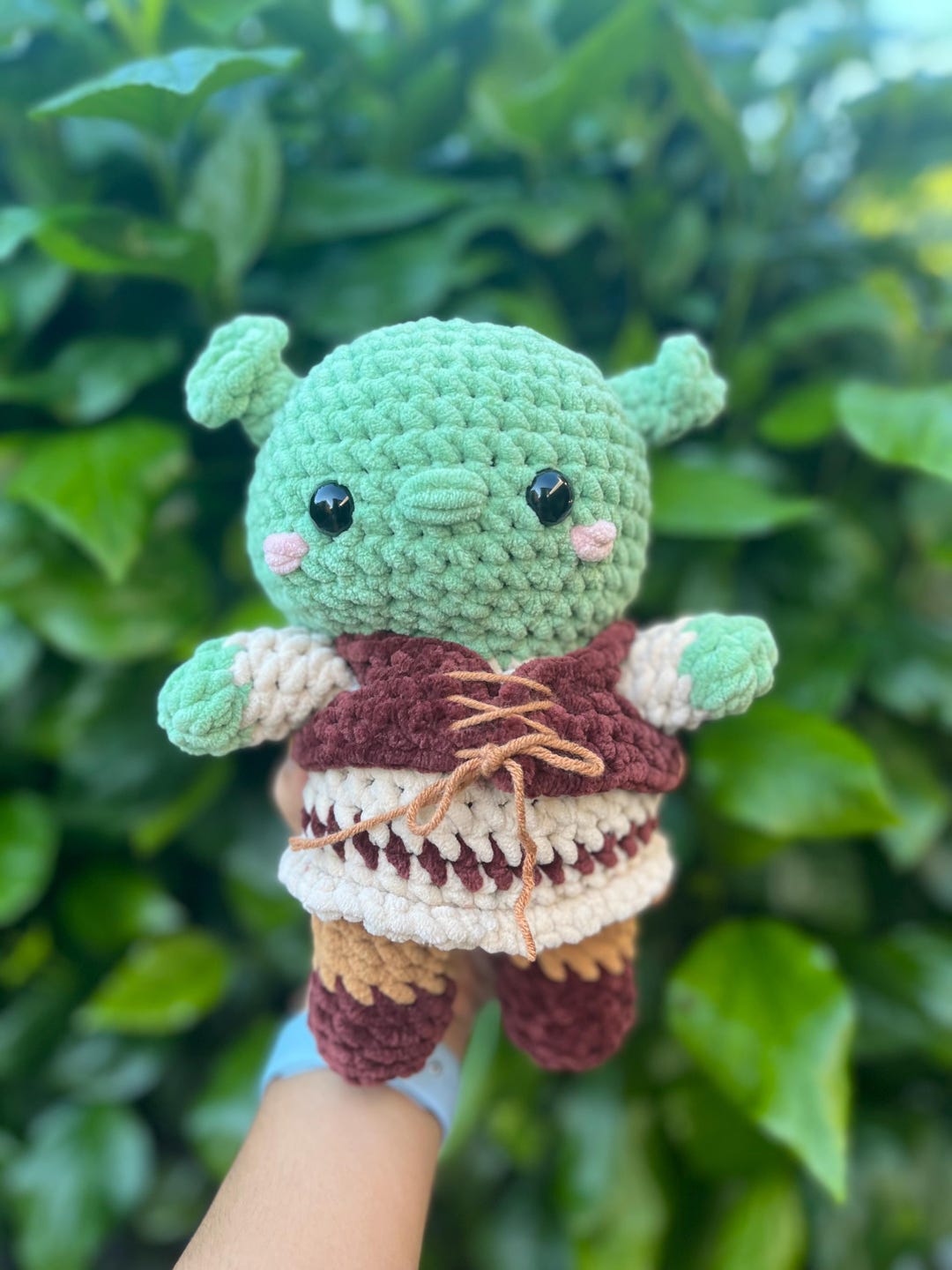 Custom Crochet Shrek Plushie, Shrek Merch, Ogre Merch, Cute Shrek Merch ...