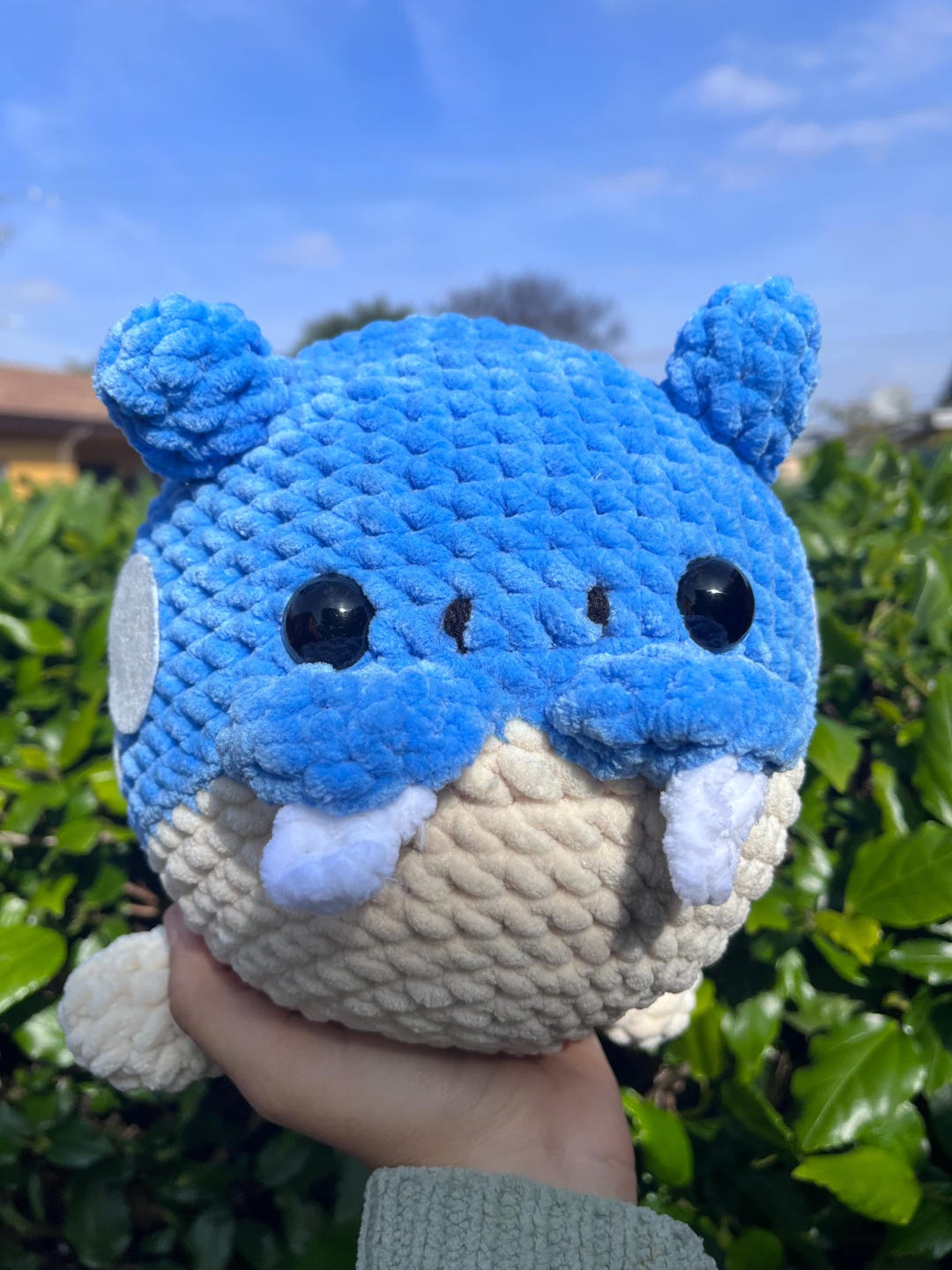 Custom Crochet Spheal Plushie, Crochet Plushie, Gift for Anime Lovers ...