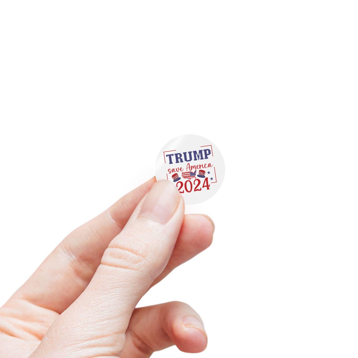 Round Sticker Label Rolls_trump Campaign 2024. - Etsy