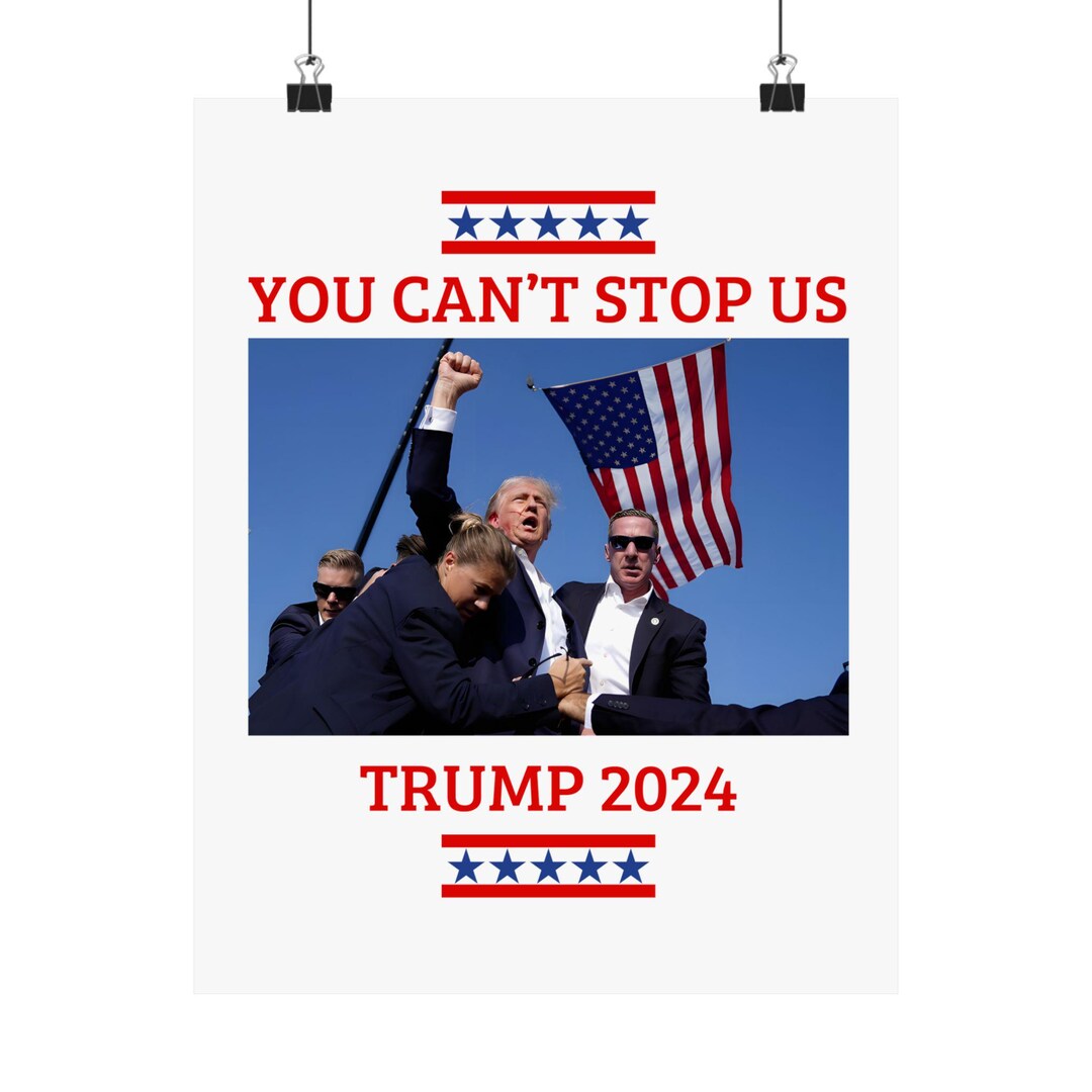 Matte Vertical TRUMP Poster. - Etsy