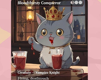 Bloodthirsty Conqueror Full Art Custom Card - Etsy