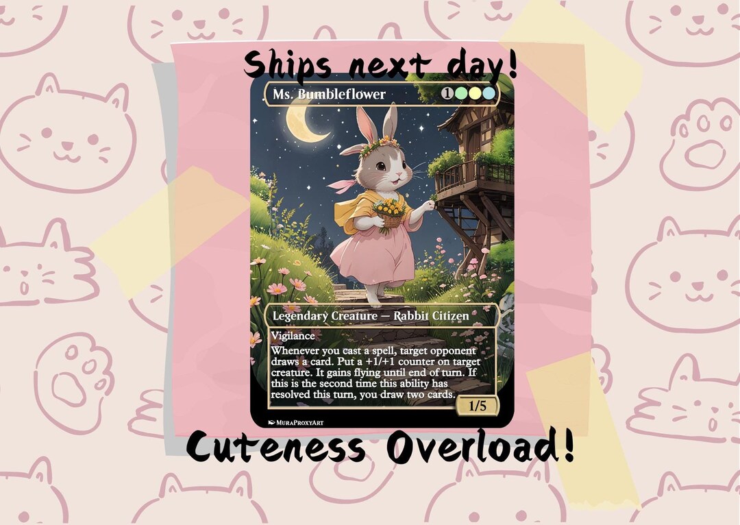 Ms. Bumbleflower - Cute Proxy | Custom Alter Full Art Card | Commander ...