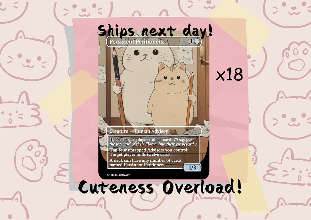 18 Persistent Petitioners - Cute Proxy | Custom Alter Full Art Card ...