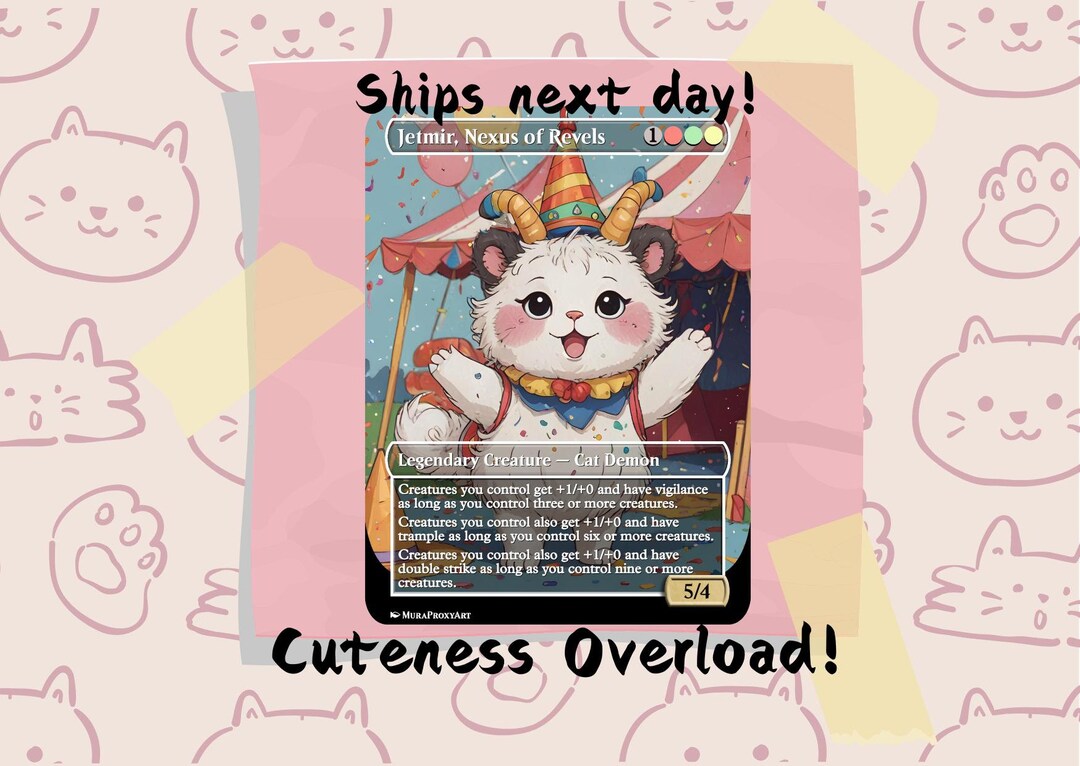Jetmir, Nexus of Revels - Cute Proxy | Custom Alter Full Art Card ...