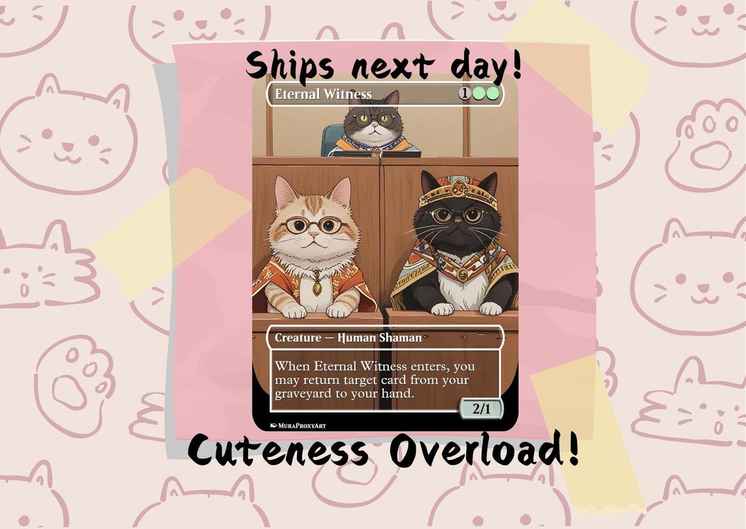 Eternal Witness - MTG Cute Proxy | Custom Alter Full Art Card ...
