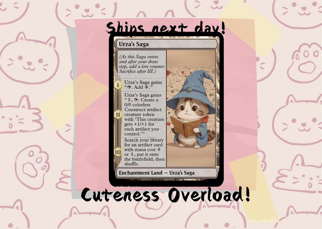 Urza’s Saga - Cute Proxy | Custom Alter Full Art Card | Commander EDH ...