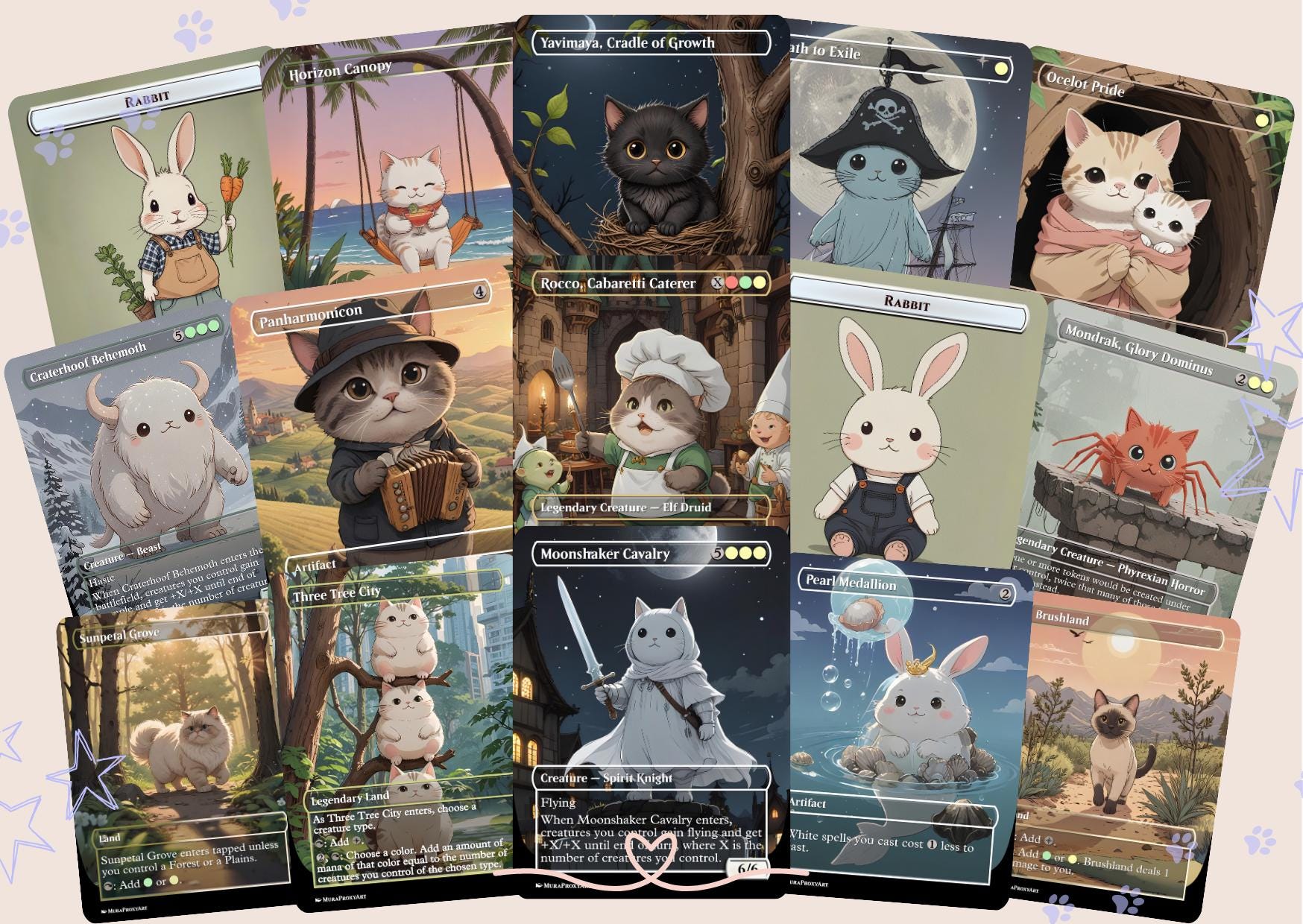 Baylen Hare Apparent Proxy Commander Deck, 100 Cards + 8 Free Tokens ...