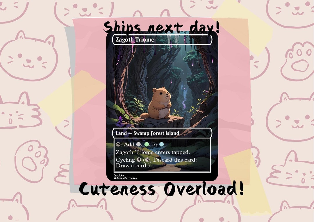 Zagoth Triome - Cute Triome Land Proxy | Custom Alter Full Art Card ...