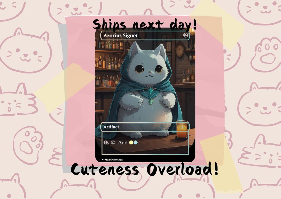 Azorius Signet - MTG Cute Proxy | Custom Alter Full Art Card ...