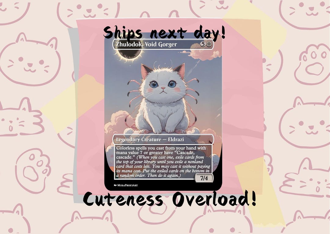Zhulodok, Void Gorger - MTG Cute Eldrazi Proxy | Custom Alter Full Art ...