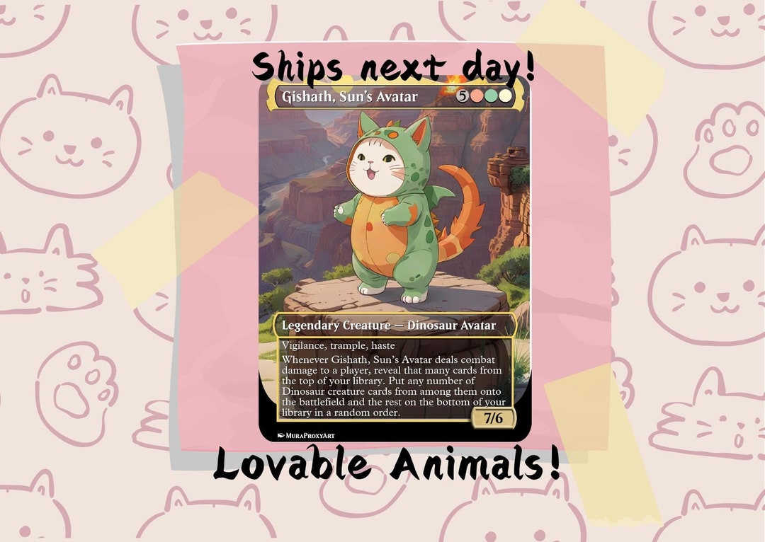 Gishath Sun’s Avatar - MTG Cute Proxy | Commander EDH | Custom Alter ...