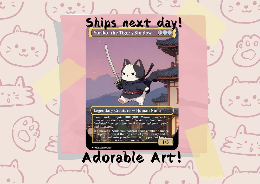 Yuriko the Tiger’s Shadow - Cute Proxy | Commander EDH | Custom Alter ...