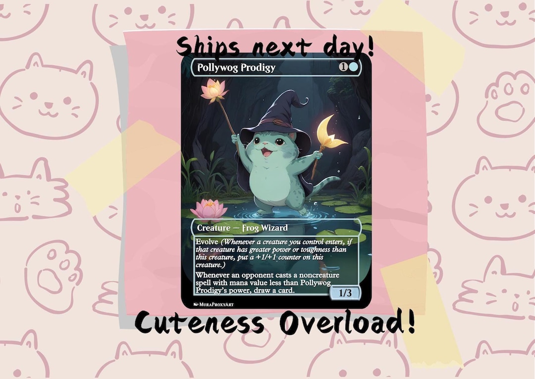 Pollywog Prodigy - Cute Proxy | Custom Alter Full Art Card | Commander ...