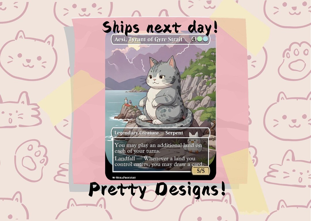 Aesi Tyrant of Gyre Strait - Cute Proxy | Commander EDH | Custom Alter ...