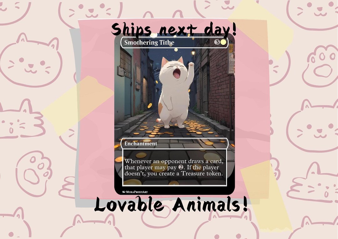 Smothering Tithe - Cute Proxy | Custom Alter Full Art Card | Commander ...