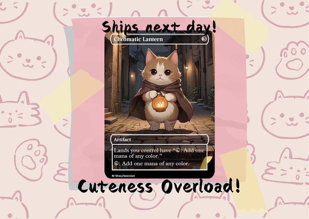 Chromatic Lantern - MTG Cute Proxy | Custom Alter Full Art Card ...