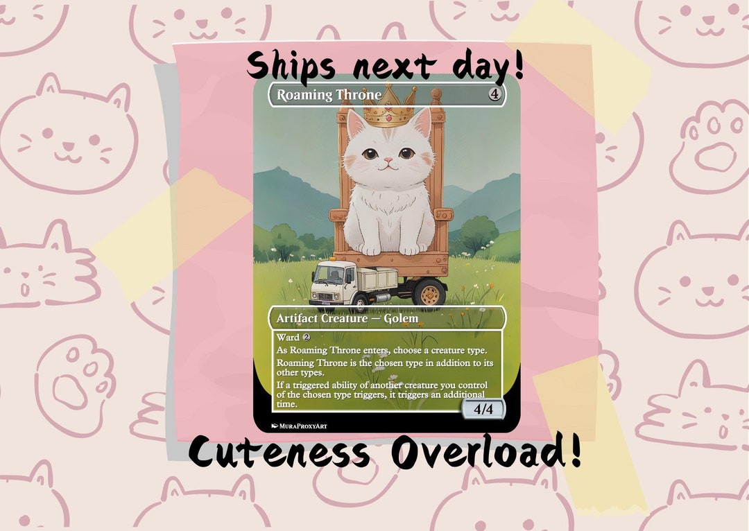 Roaming Throne - Cute Proxy | Custom Alter Full Art Card | Commander ...