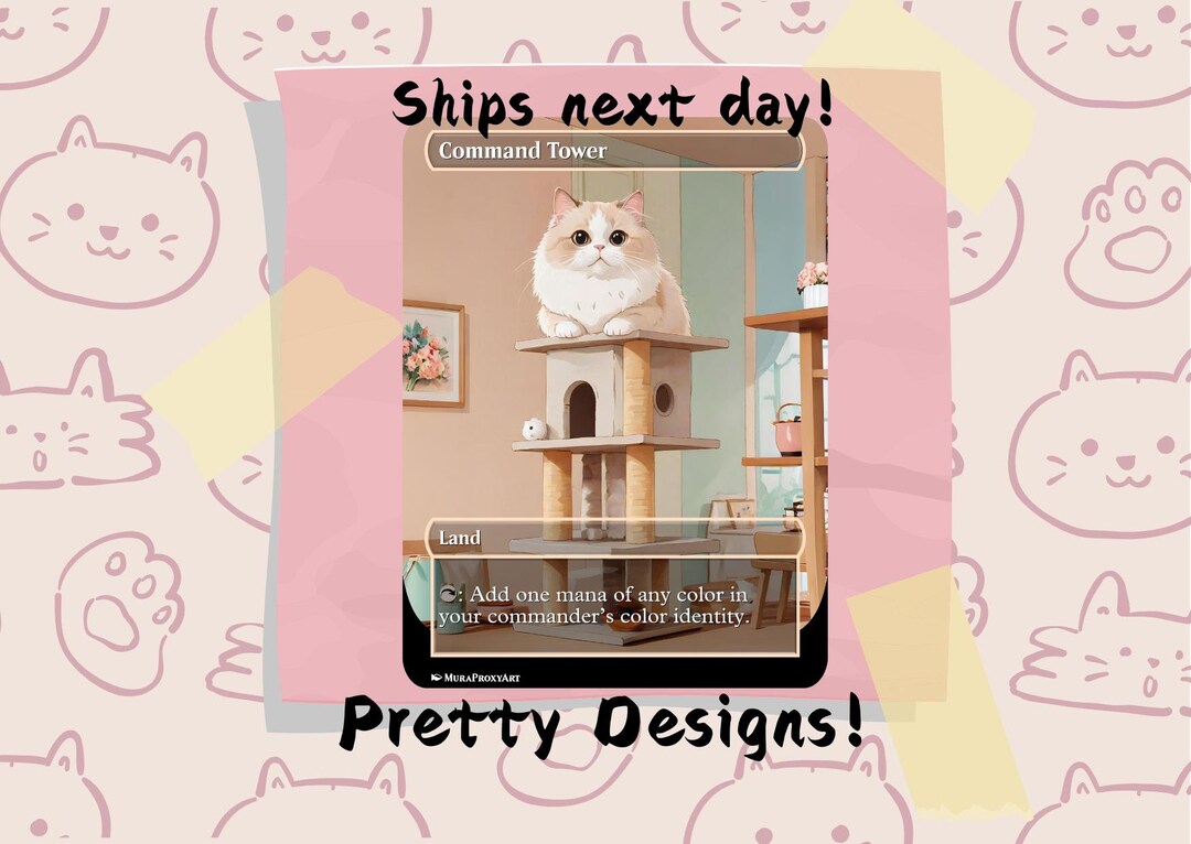 Command Tower - MTG Cute Proxy | Custom Alter Full Art Card | Commander ...