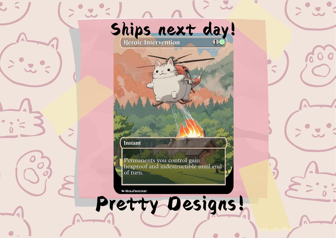 Heroic Intervention - Cute Proxy | Custom Alter Full Art Card ...