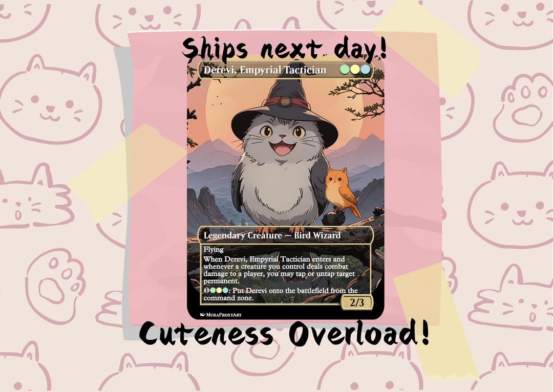 Derevi, Empyrial Tactician - Cute Proxy | Custom Alter Full Art Card | Commander EDH ...